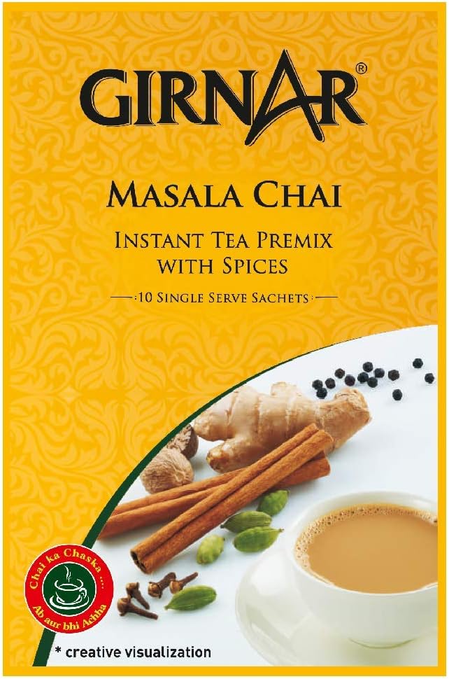 Girnar Masala Chai Instant Tea Premix With Spices - 140g