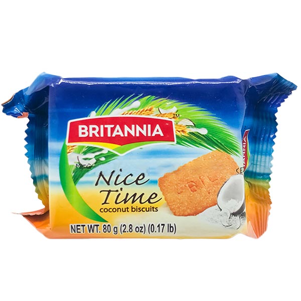 Britannia Nice Time Coconut Biscuits - 80g