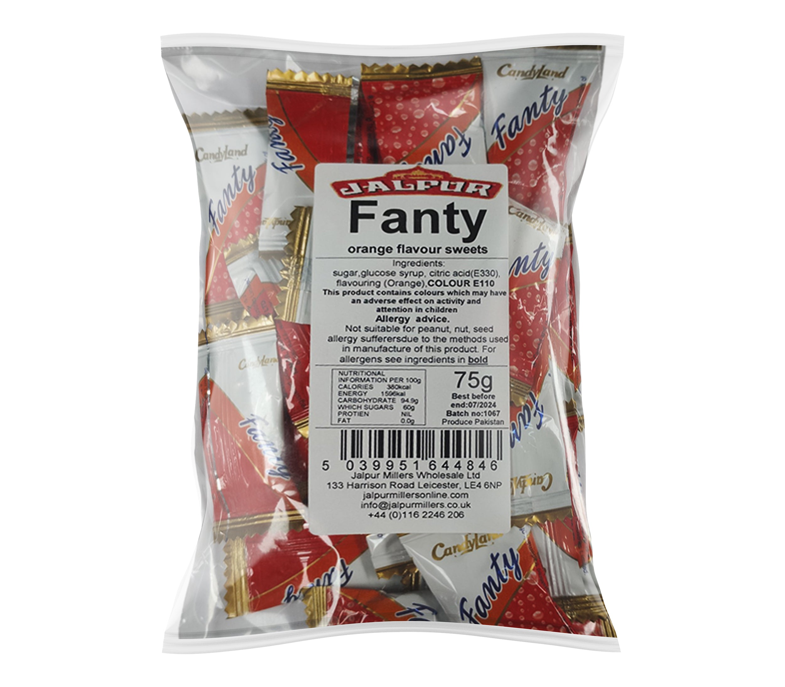 Jalpur Fanty Orange Flavour Sweets -75g