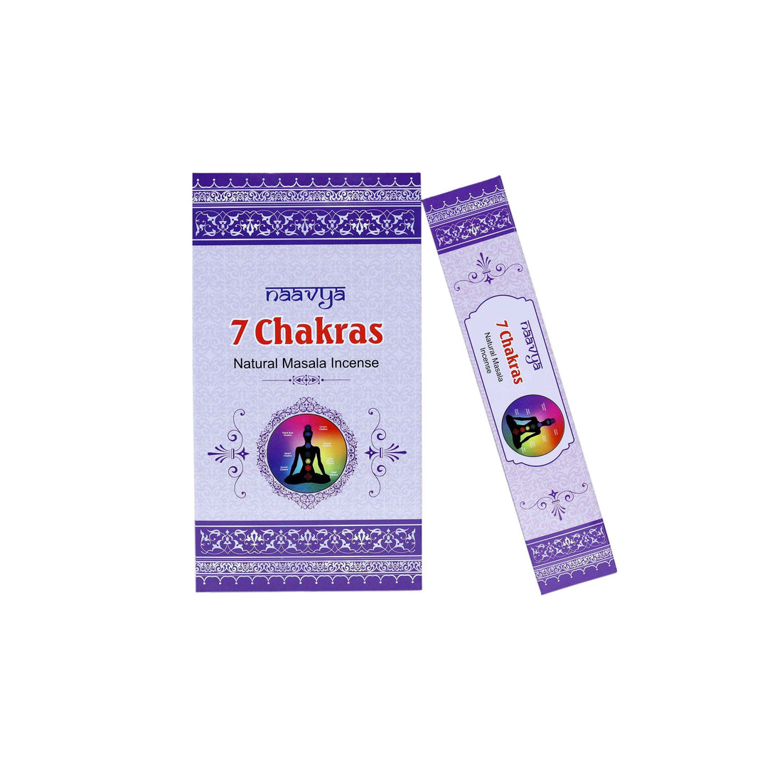 Naavya 7 Chakras Agarbatti (Incense Sticks) - 6 Pack