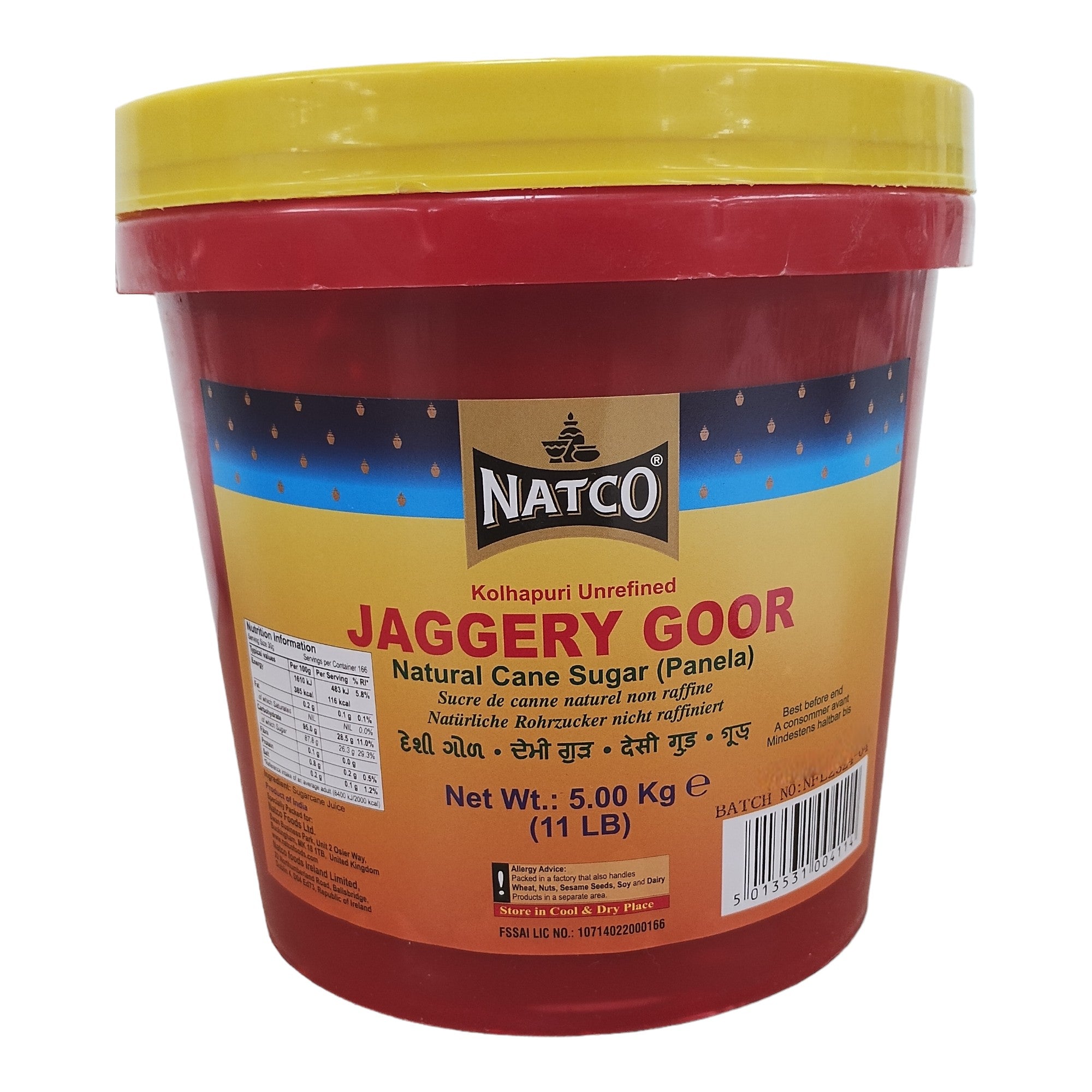 Natco Jaggery Red Tub - 5kg