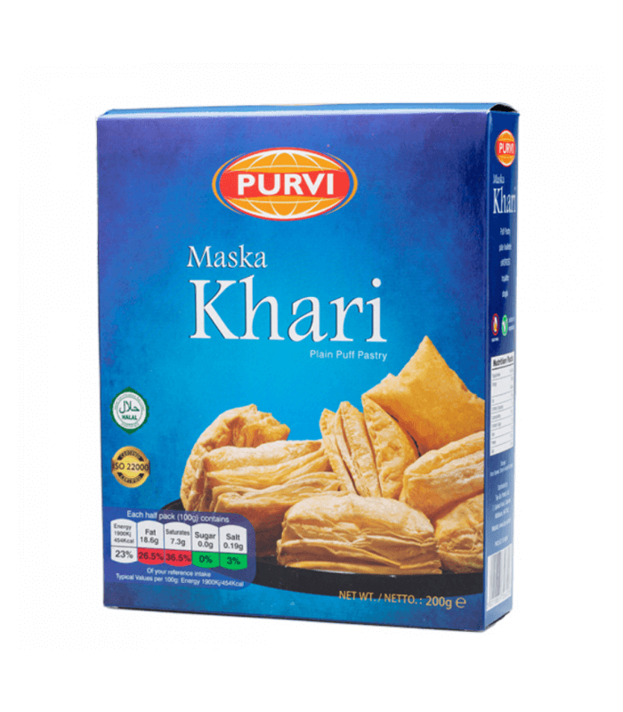 Purvi Maska Khari - (plain puff pastry) - 200g