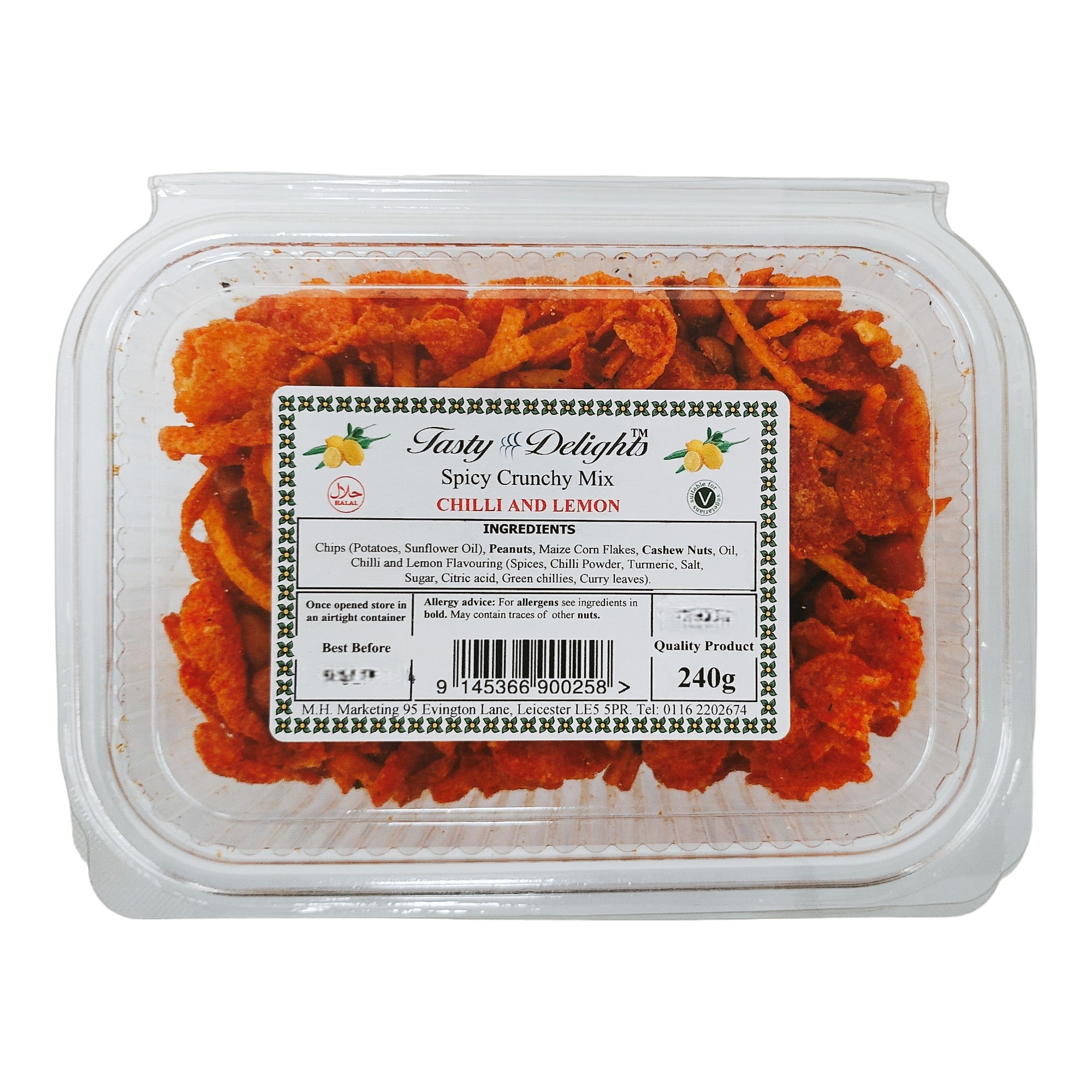 Tasty Delight Spicy Crunchy Mix Chilli & Lemon - 240g