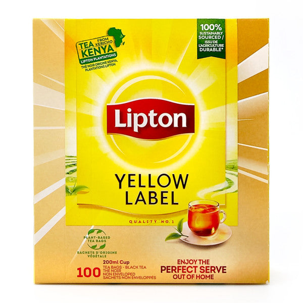 Lipton Yellow Label - 100 Tea Bags - 200g