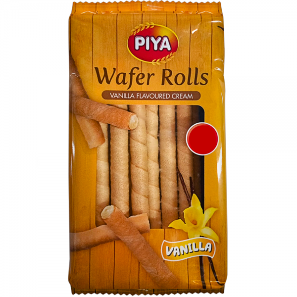 Piya Wafer Rolls Vanilla - 160g
