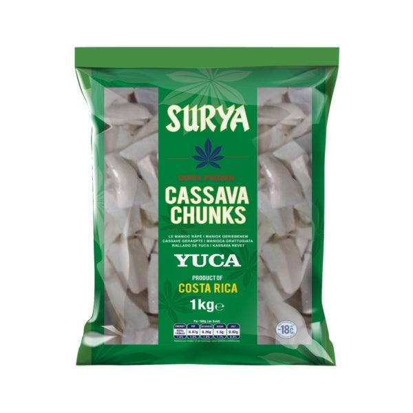 Surya - Frozen Cassava Chunks - (mogo) - 1kg