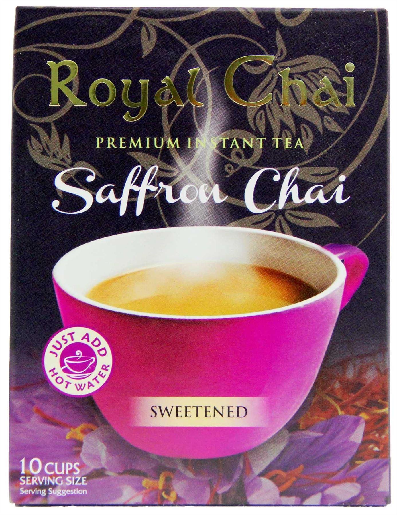 Royal Chai - Premium Instant Tea - Saffron Chai (sweetened) - 200g