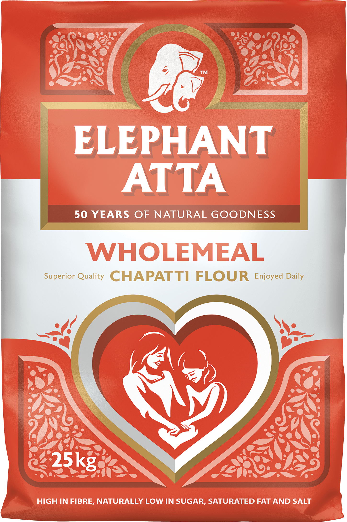 Elephant - Wholemeal Chapatti Flour - (wholemeal atta) - 25kg